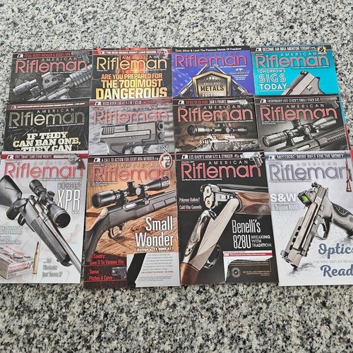 Complete Set of American Rifleman Magazine 2015 Edition 12 Issues | eBay
