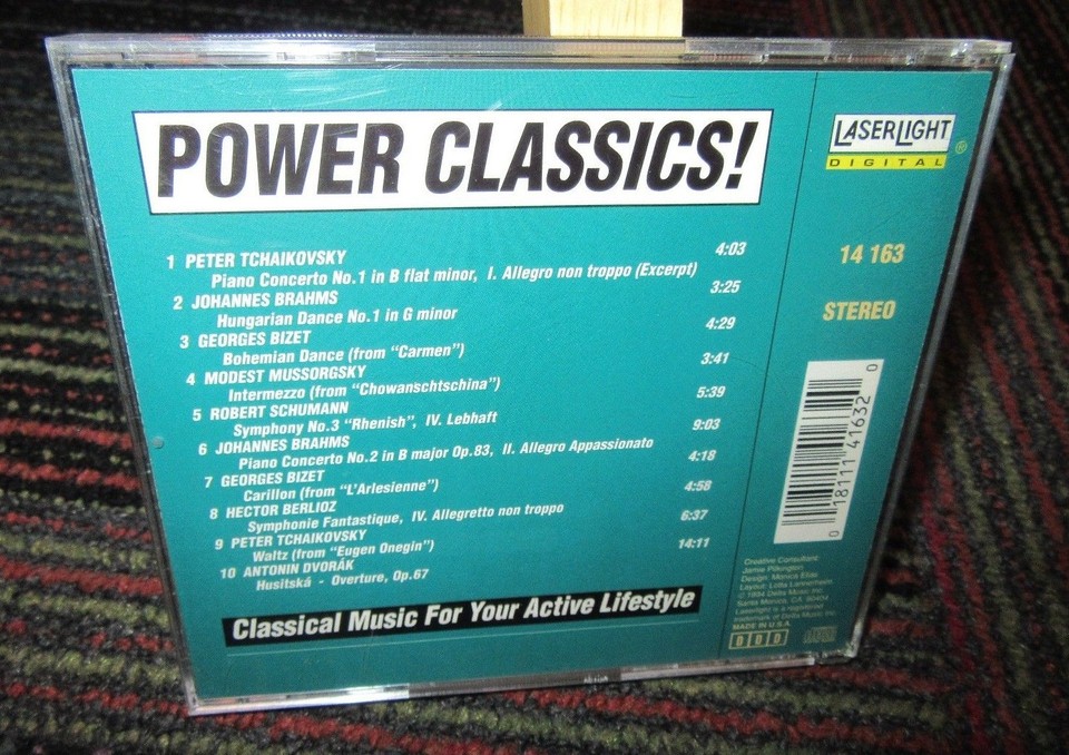 POWER CLASSICS! VOLUME 10 MUSIC CD, CLASSICAL MUSIC FOR ACTIVE ...