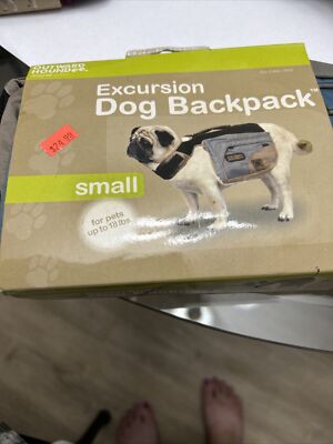 Outward Hound Excursion Dog Backpack Small Blue Storage Working NEW ...