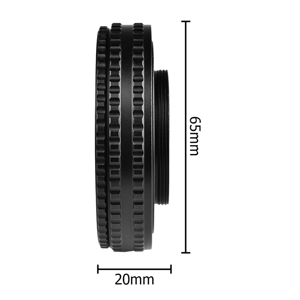 M52 to M42 Lens Helicoid Adapter 17-31mm Mount Macro Extension Tube ...