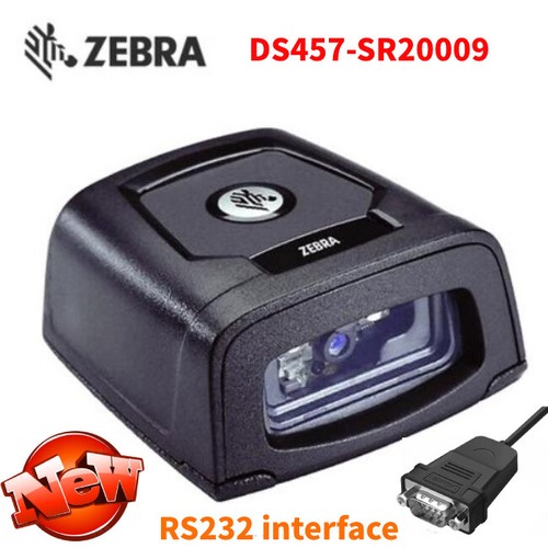 Zebra DS457-SR20009 1D/2D RS232 Fixed Mount Reader Barcode Scanner With ...