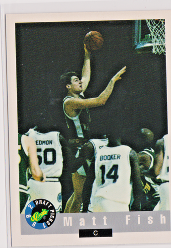Matt fish UNC Wilmington / Golden S.t Center 1992 Classic Draft Picks ...