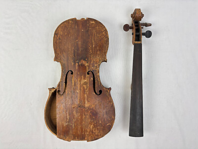 Antique Violin 4/4 Maple Late 1800s Early 1900s Repaired By Simon Rosen ...