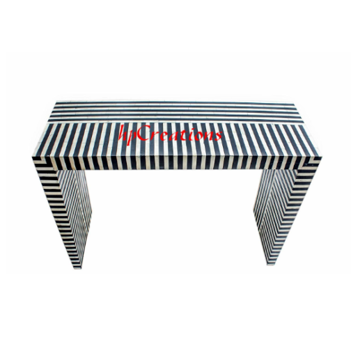 Handmade Bone Inlay Geometric Pattern Console Table for home and office ...
