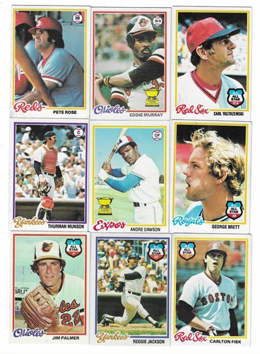 1978 Topps Baseball Complete 726 Card Set | eBay