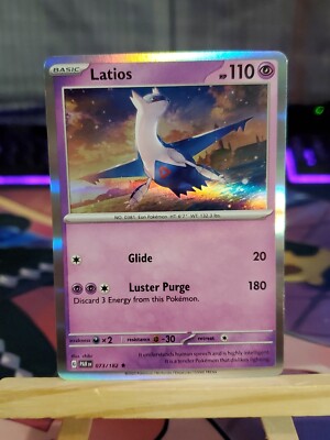 Pokémon TCG Latios Scarlet & Violet: Paradox Rift Set 073/182 Holo Rare ...