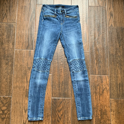 Jean Joe's Allie Fille Slim Skinny Rocker Genou Rembourré, Marine ...