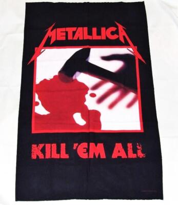 Metallica Kill Em All Fabric Poster Flag 27x42 Heavy Metal UK | eBay
