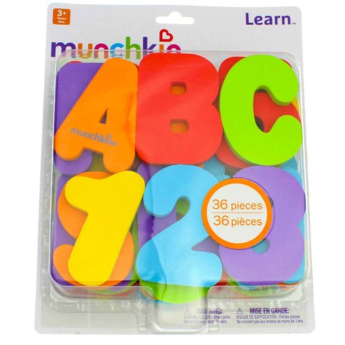 Munchkin Learn Bath Letters & Numbers, Primary, 36 Ct | eBay