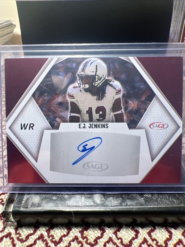 Sage Low Series 2023 EJ Jenkins Red Parallel Autograph Card A-EJJ GA ...
