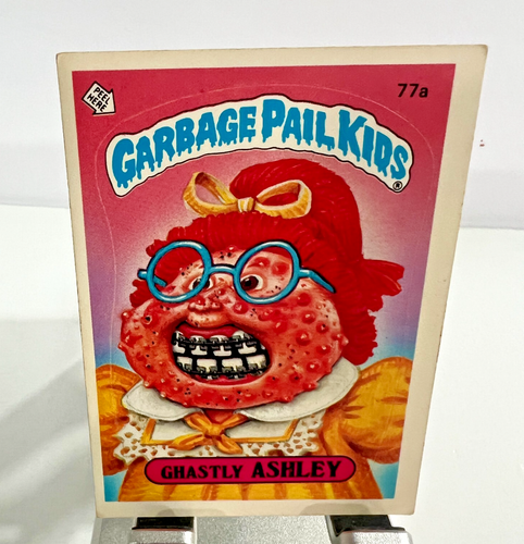 1985 Series 2 GPK Garbage Pail Kids Sticker Ghastly ASHLEY #77a | eBay