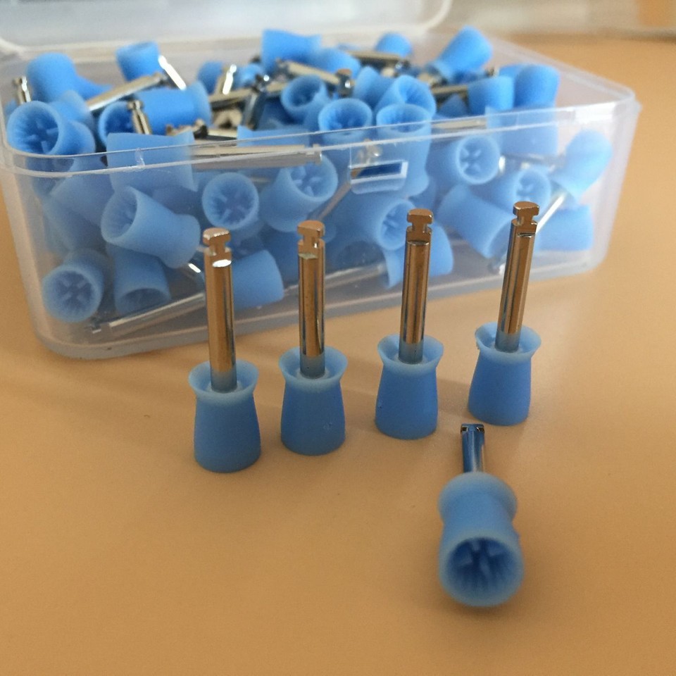 500pcs Dental New Prophy Paste Cup Latch type Polishing Polisher Rubber ...