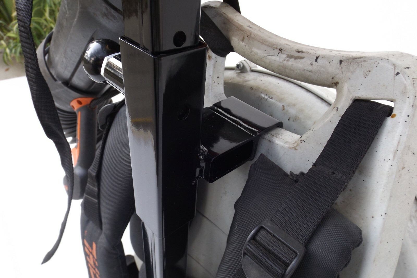 Back Pack Blower Rack for STIHL for open lawn landscape trailer | eBay