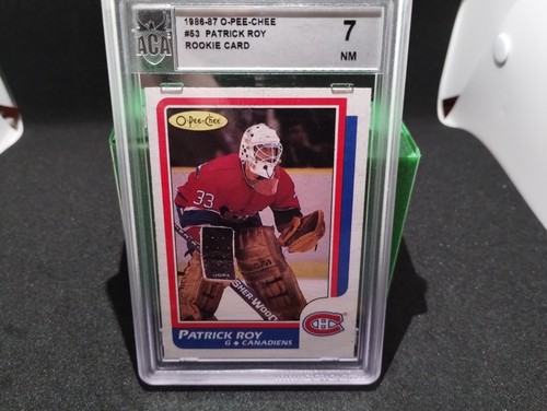 Patrick Roy RC 1986-87 O-Pee-Chee #53 HOF OPC Rookie MTL Canadiens ACA ...