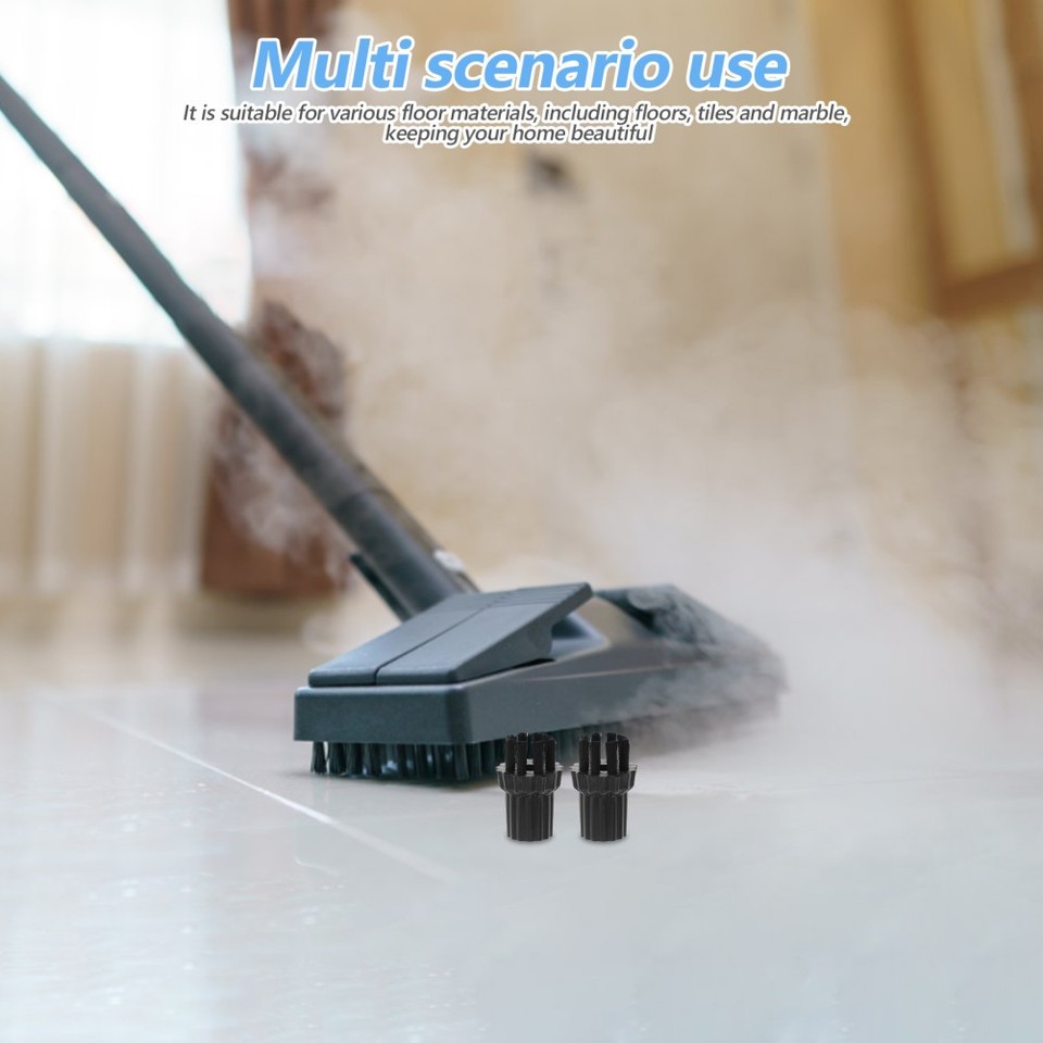 2 Pcs Steam Mop Brush Head Nylon Bristles Heads for Replacement Mops ...