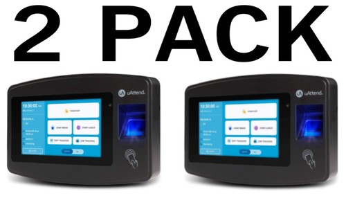 uAttend JR2000 Cloud Biometric Attendance System Fingerprint Time Clock - 2 PACK 650003988333| eBay