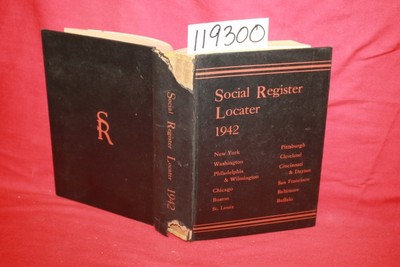 Social Register Association Social Register Locater ... | eBay