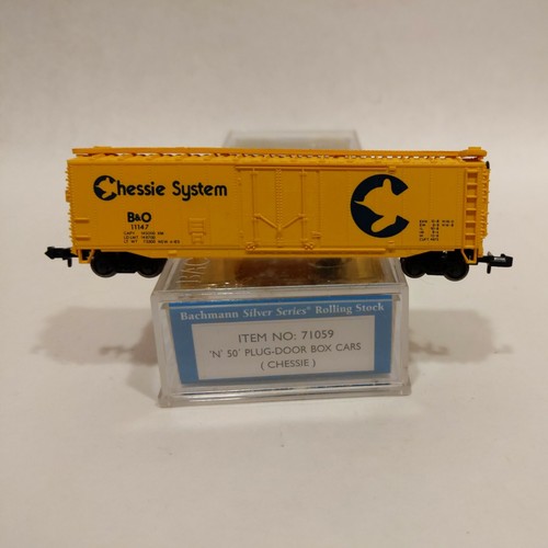 N Bachmann Chessie System Boxcar 50' B&O 11147 71059 | eBay