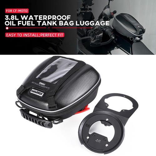 Motorcycle 3.8L Waterproof Oil Fuel Tank Bag Luggage For CF-MOTO 450MT ...