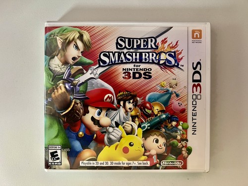 Super Smash Bros Nintendo 3DS Video Game, Case And Manual - Tested | eBay
