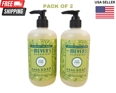 Pack of 2x Mrs. Meyers Clean Day Liquid Hand Soap, Iowa Pine, 12.5 Oz ...