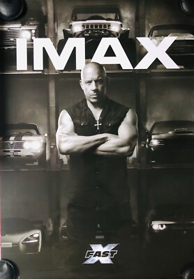 FAST AND FURIOUS FAST X Single Sided Movie Poster IMAX 26X38 Vin Diesel ...