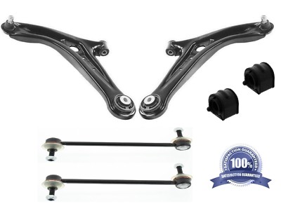 FIESTA MK7 2008-15 FRONT LEFT & RIGHT WISHBONE ARMS & LINK ROD & ROLL ...