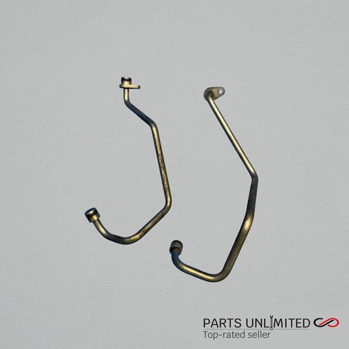 14-20 Maserati Ghibli M157 OEM L+R side turbo water delivery lines ...