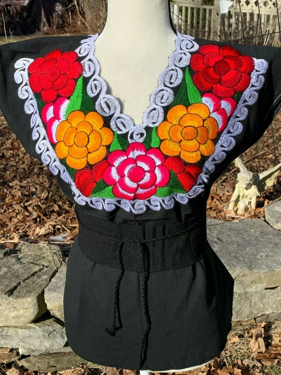 Mexican Design On Back With Button Up Shirt