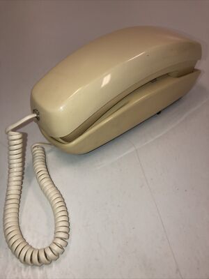 Conair WALL Telephone Slimline Push Button Cream HAC SW204 Wall Table ...
