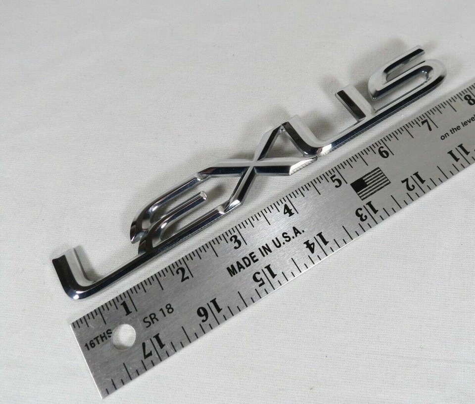 Lexus LS430 RX350 Emblem For Rear Trunk Chrome Badge Nameplate Sign ...