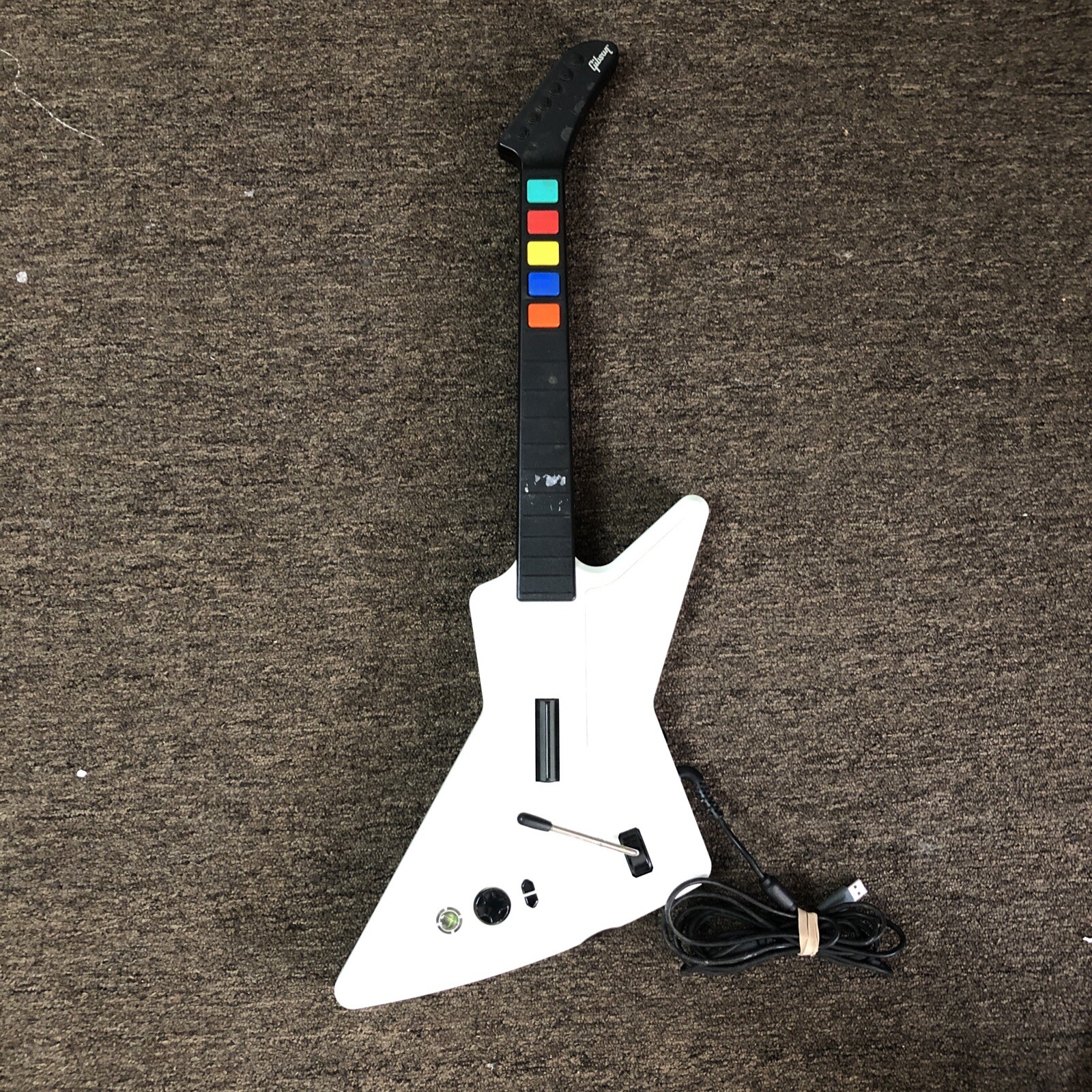 Guitar Hero Xplorer Red Octane Xbox 360 Wired w/ Breakaway Cable Tested ...