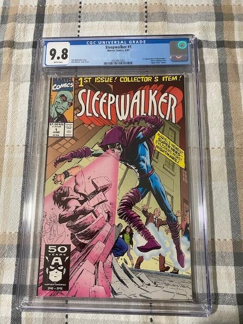 SLEEPWALKER #1 CGC 9.8 1ST APPERANCE OF SLEEPWALKER WP | eBay