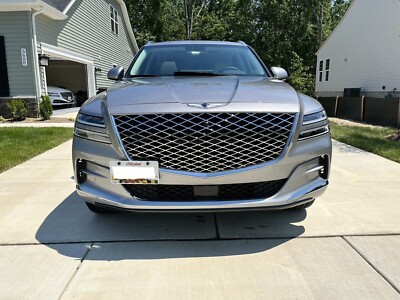 Front Bumper Tow Hook License Plate Mount Bracket For Genesis GV80 2021 ...