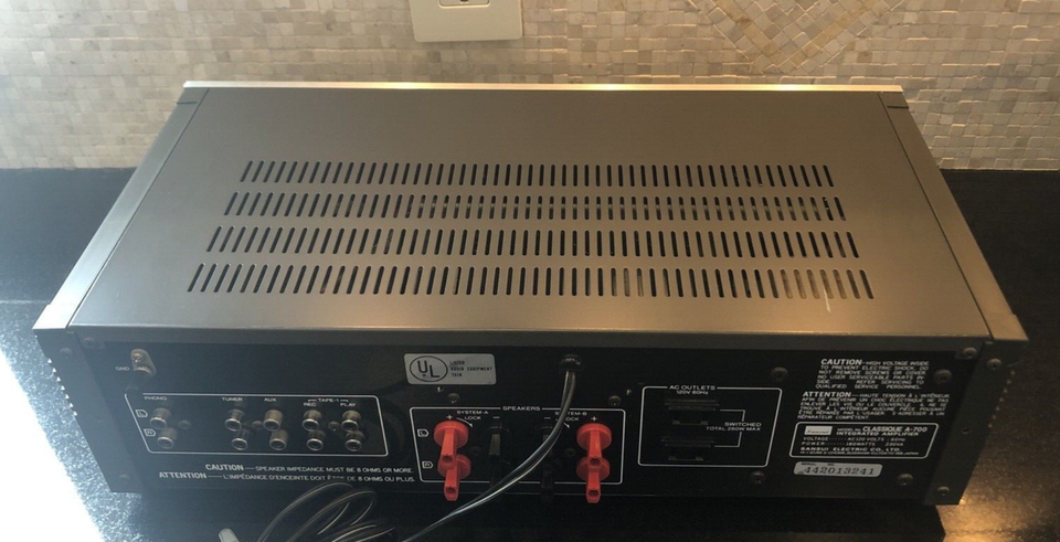 Sansui A-700 Classique Integrated DC Servo 55 WPC Amplifier Perfect ...