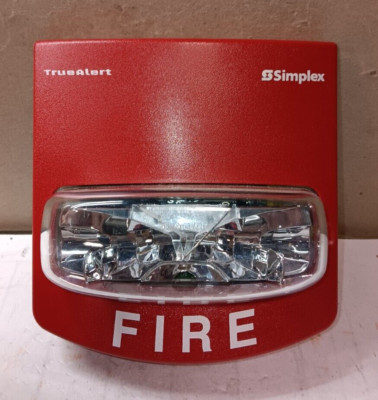 NEW SIMPLEX 4906-9101 V/O M-C NON-ADDRESS RED WALL STROBE 743250 FIRE ...
