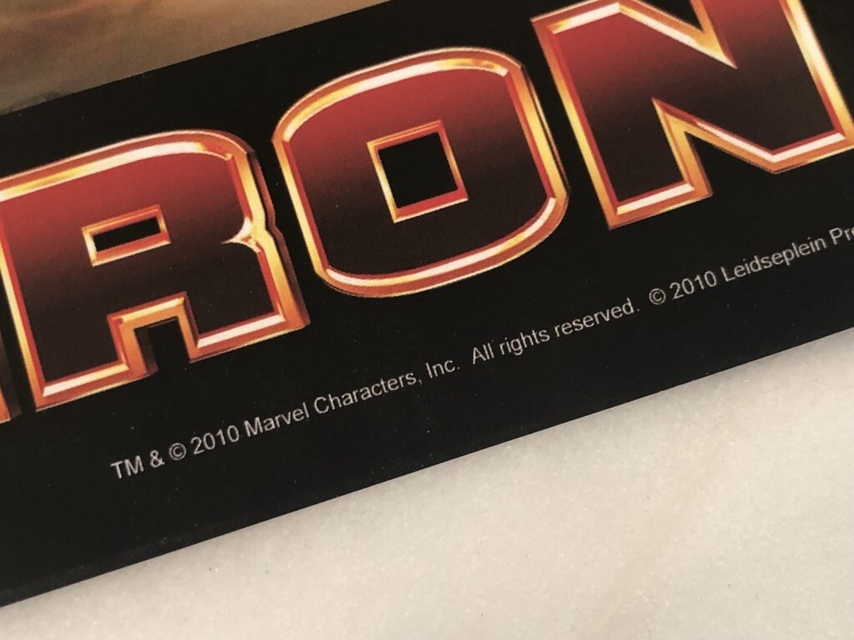 1910 AC/DC Marvel IRON MAN Promotional POSTER | eBay