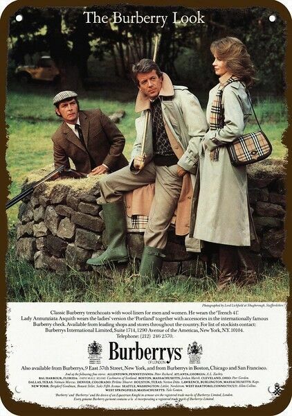 1983 BURBERRY OF LONDON Trenchcoat Vintage-Look DECORATIVE 1983 BURBERRY OF LONDON Trenchcoat Vintage-Look DECORATIVE