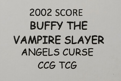BUFFY VAMPIRE SLAYER CCG TCG ANGELS CURSE Jigsaw Judge 084 (REG RARE ...