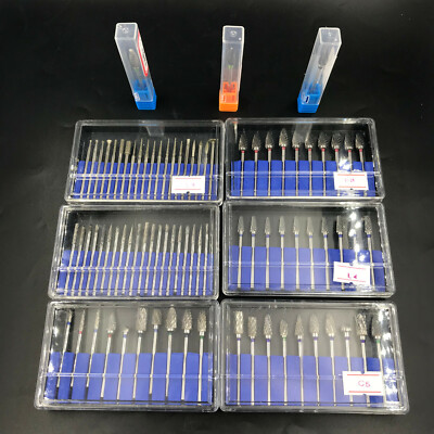 Types Dental Lab Polishing Bur Drills Tungsten Steel Carbide Burs Burrs ...