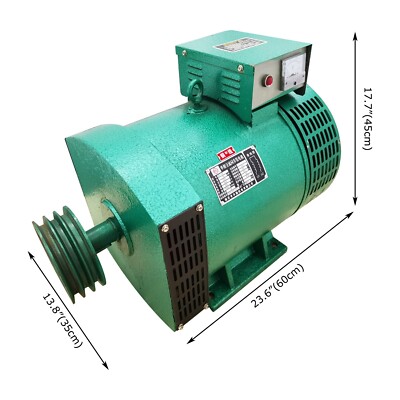 OPEN BOX ST-15 220V 15KW Pure Copper Generator Cast Iron Body 1500r/min ...