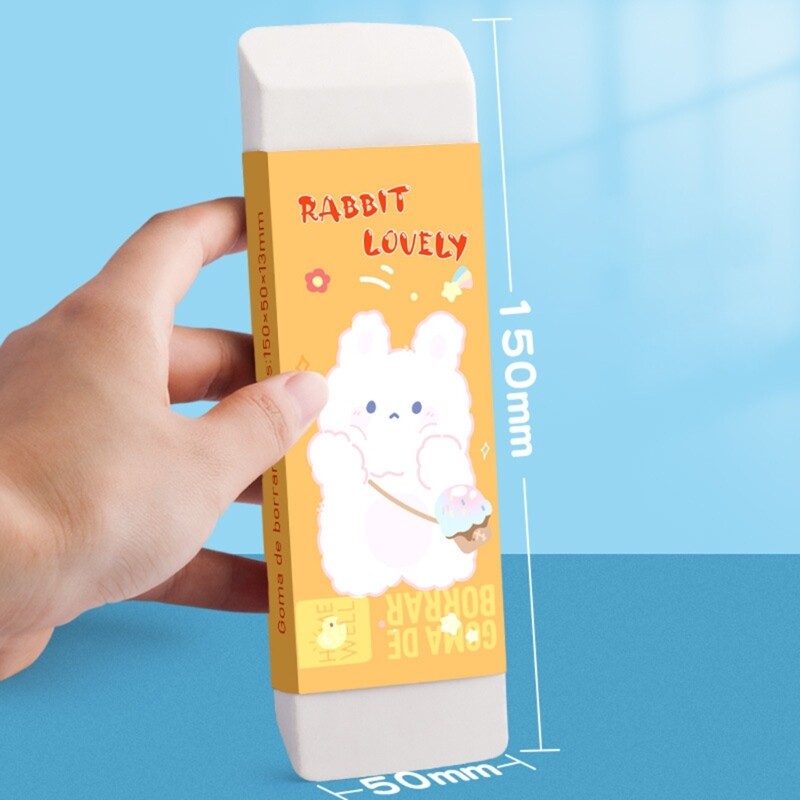 2x Pencil Erasers Art Painting Erasers Big Erasers Super Jumbo-Eraserss ...