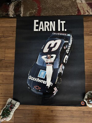 Vintage Dale Earnhardt Sr “EARN IT” Poster 28" X 22"- Brand New ...