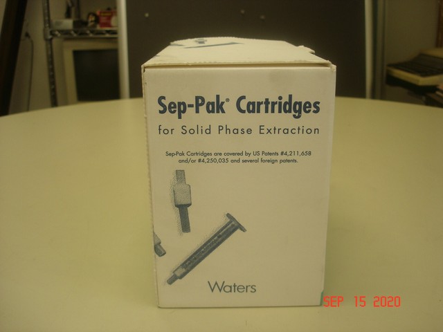 WATERS WAT036925 SEP-PAK 20CC 5G C18 CARTRIDGES BOX OF 20 FOR IN VITRO ...