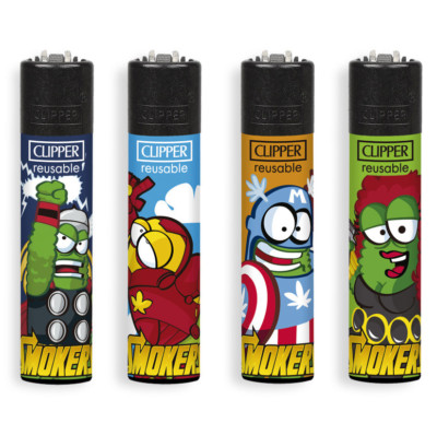 Accedini CLIPPER LARGE SMOKERS W MARVEL. 4 Clipper Diversi, Collezione ...