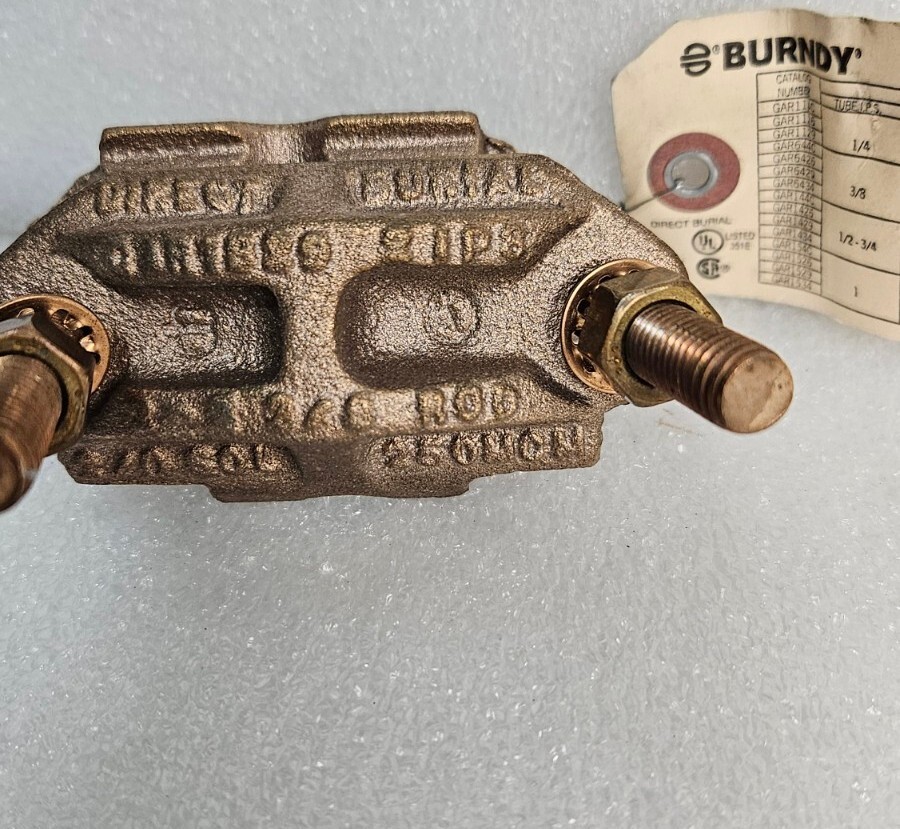 New (QTY 1) BURNDY GAR1829 Grounding Connector 2 - 2-3/8" 250MCM | eBay