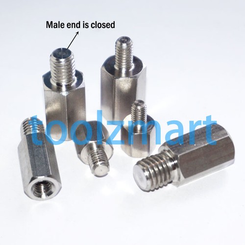 Stainless M3 M4 M5 M6 M8 M10 Female Male Thread Hex Stud Bolt Reducer ...