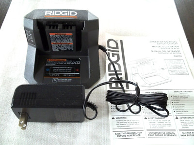 NEW Genuine RIDGID 18V R86093 18 Volt lithium Ion Battery Charger | eBay