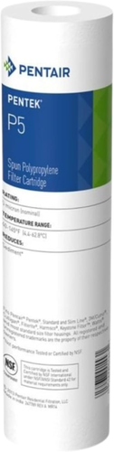 Pentair P5 Sediment Water Filter, 10-Inch, under Sink Spun-Bonded ...