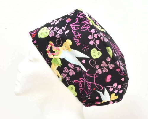 *Disney Tinkerbell Valentine's Scrub Cap Doctor Theatre Nurse Hospital ...